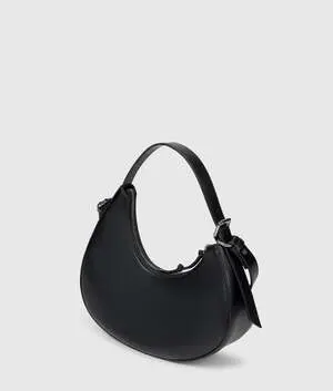 KL JEANS Jeans Rounded Leather Top Handle Bag