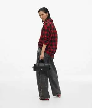 Karl Lagerfeld Box Logo Bowling Bag - Black