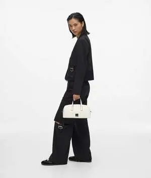 KL JEANS Jeans Box Logo Bowling Bag - Egret