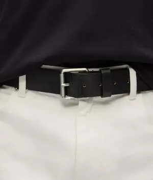 KL JEANS Cracked Leather Belt
