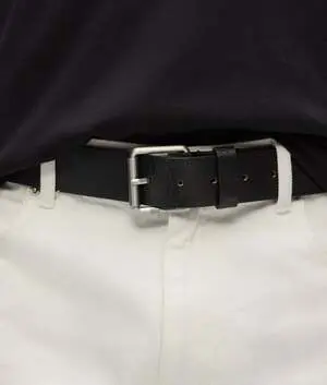 KL JEANS Cracked Leather Belt