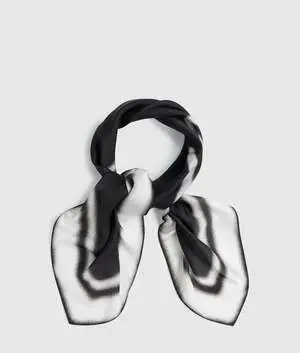KL JEANS Karl Quote Large Bandana - Black