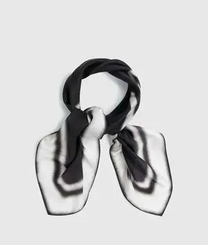 KL JEANS Karl Quote Large Bandana - Black