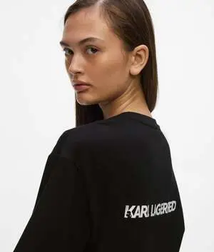Karl Lagerfeld Logo T-shirt - Black