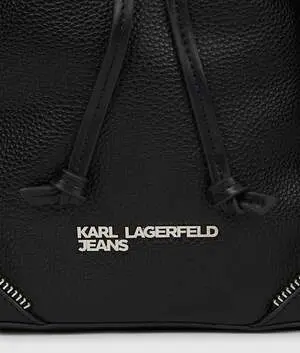 Karl Lagerfeld Rebel Bucket Bag - Black