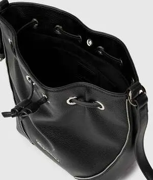Karl Lagerfeld Rebel Bucket Bag - Black