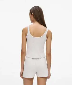 Karl Lagerfeld Logo Embroidered Loungewear Shorts