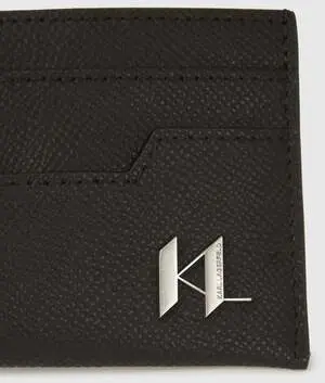 Karl Lagerfeld K/monogram Leather Cardholder