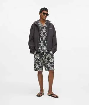 Karl Lagerfeld Hooded Zip-up Jacket