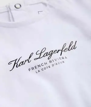 Karl Lagerfeld Baby Ikon T-shirt And Skirt Set