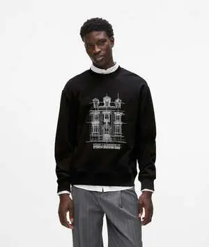 Karl Lagerfeld Maison De Karl Sketch Sweatshirt