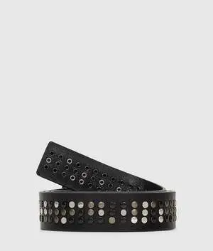 KL JEANS Leather Studded Belt