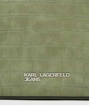 KL JEANS Croco Mini Tote Bag