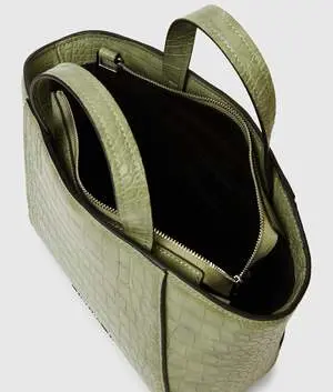 KL JEANS Jeans Croco Effect Mini Tote Bag