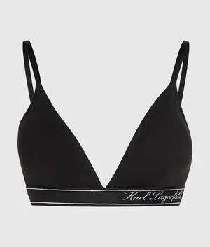 Karl Lagerfeld Piped Triangle Bralette