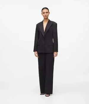 Karl Lagerfeld Kl X Amber Valletta Structured Single-breasted Blazer