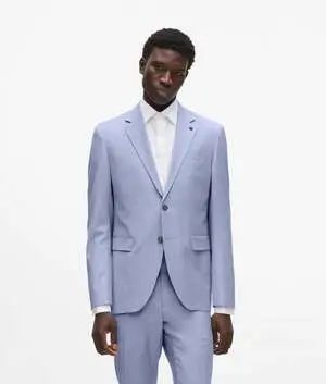 Karl Lagerfeld Slim-fit Blazer - Indigo