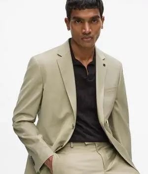 Karl Lagerfeld Slim-fit Blazer - Khaki