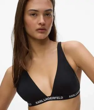 Karl Lagerfeld Logo Triangle Bra