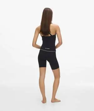 Karl Lagerfeld Contrast Piping Athleisure Shorts