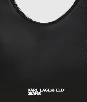 KL JEANS Rounded Leather Hobo Bag