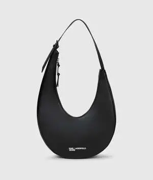 KL JEANS Jeans Rounded Leather Hobo Bag