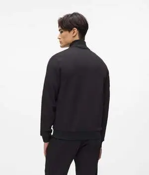 Karl Lagerfeld Logo Tape Zip-up Sweatshirt