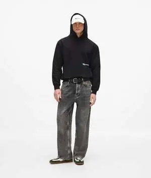 KL JEANS Jeans Organic Cotton Hoodie With Graffiti Back Print