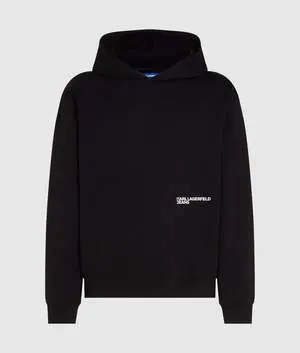 KL JEANS Jeans Organic Cotton Hoodie With Graffiti Back Print