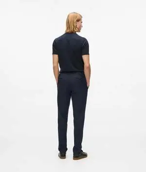 Karl Lagerfeld Drawcord Waist Pants - Navy