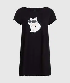 Karl Lagerfeld Ikon Choupette Pajama Dress