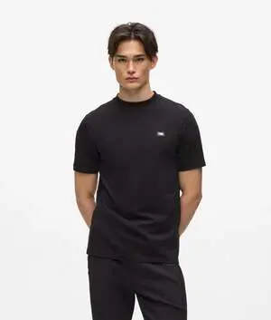 Karl Lagerfeld Logo Patch T-shirt - Black