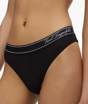 Karl Lagerfeld Organic Cotton Blend Stripe Brief