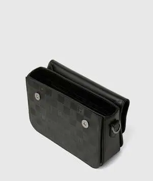 Karl Lagerfeld Monogram Checkerboard Crossbody Bag