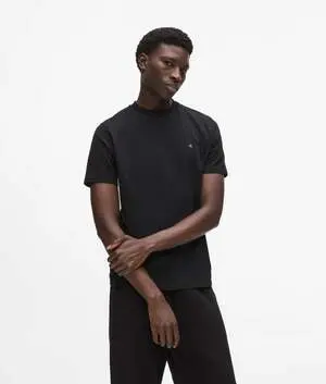 Karl Lagerfeld Metal Monogram T-shirt - Black