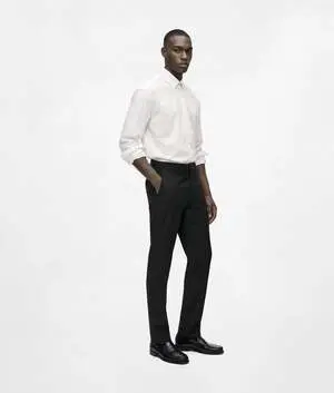 Karl Lagerfeld Slim-fit Tailored Pants - Black