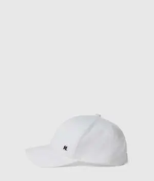 Karl Lagerfeld Monogram Baseball Cap - White