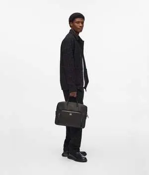 Karl Lagerfeld K/monogram Leather Briefcase