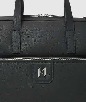 Karl Lagerfeld K/monogram Leather Briefcase