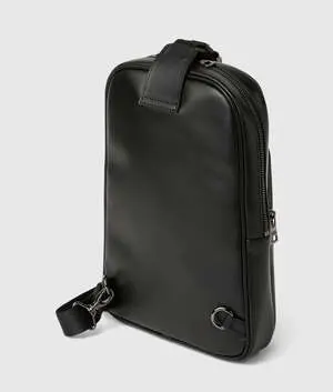 Karl Lagerfeld Monogram Checkerboard Vertical Crossbody Bag