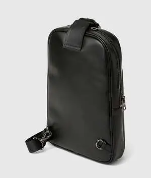 Karl Lagerfeld Monogram Checkerboard Vertical Crossbody Bag