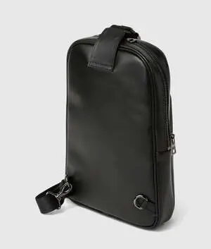 Karl Lagerfeld Monogram Checkerboard Vertical Crossbody Bag