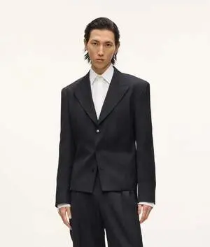 Karl Lagerfeld Kl Studio Single-breasted Blazer - Black