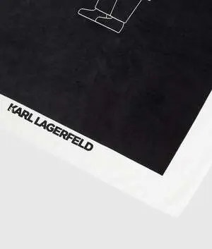 Karl Lagerfeld Ikon Beach Towel