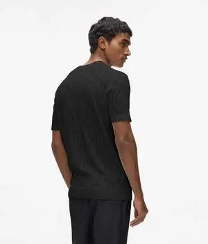 Karl Lagerfeld Monogram Short-sleeved Sweater