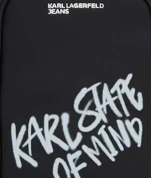 KL JEANS Jeans Printed Polyurethane Pouch
