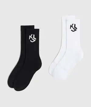 Karl Lagerfeld Logo Socks For Men