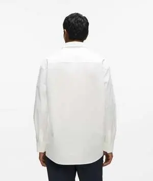 Karl Lagerfeld Metallic Logo Shirt - Black