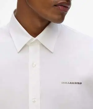 Karl Lagerfeld Metallic Logo Shirt