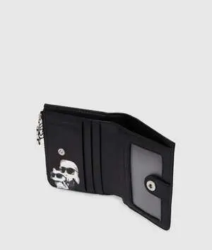 Karl Lagerfeld Ikon Nylon Small Bifold Wallet